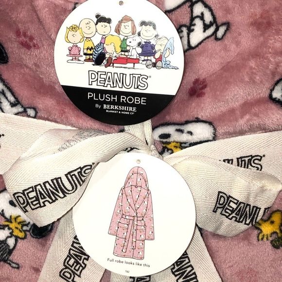 Peanuts | Intimates & Sleepwear | Nwt Adorable Peanuts Lxl Pink Soft ...